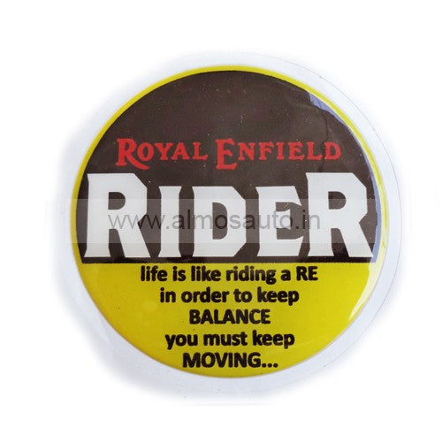 Royal Enfield Motorcycle Sticker-RIDER – Almos Auto