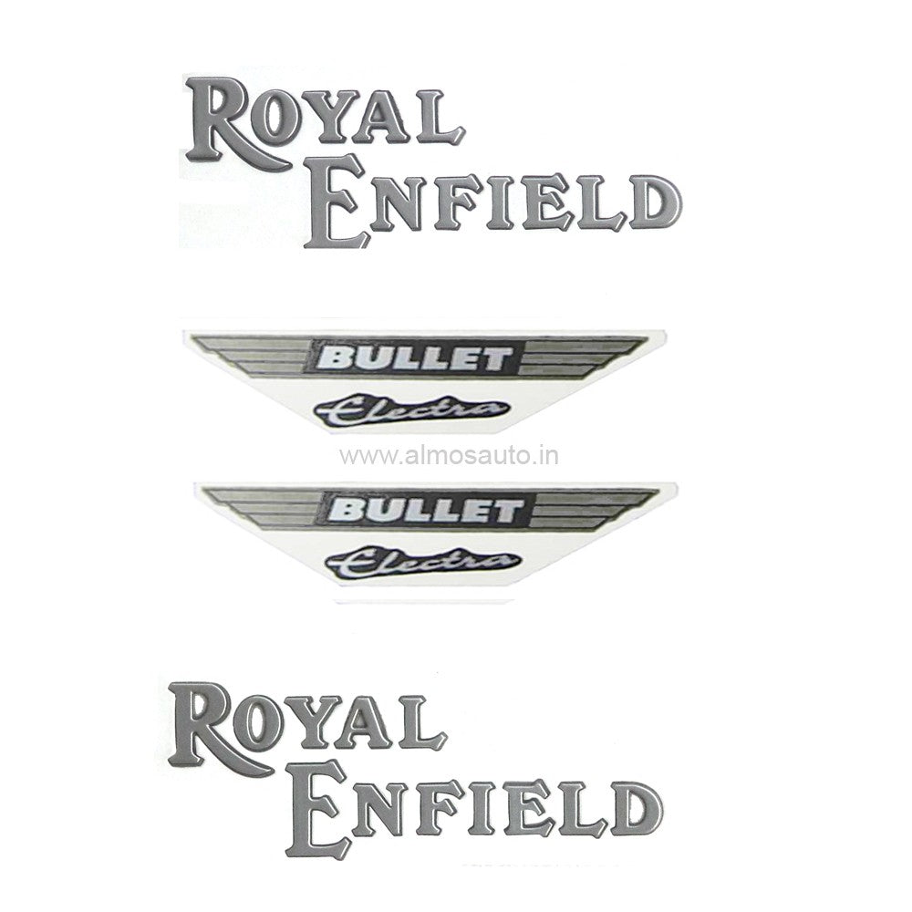Royal Enfield Electra Petrol Tank & Tool Box Sticker Set – Almos Auto