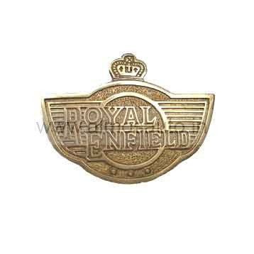 Royal Enfield Motorcycle Brass Badge Small – Almos Auto